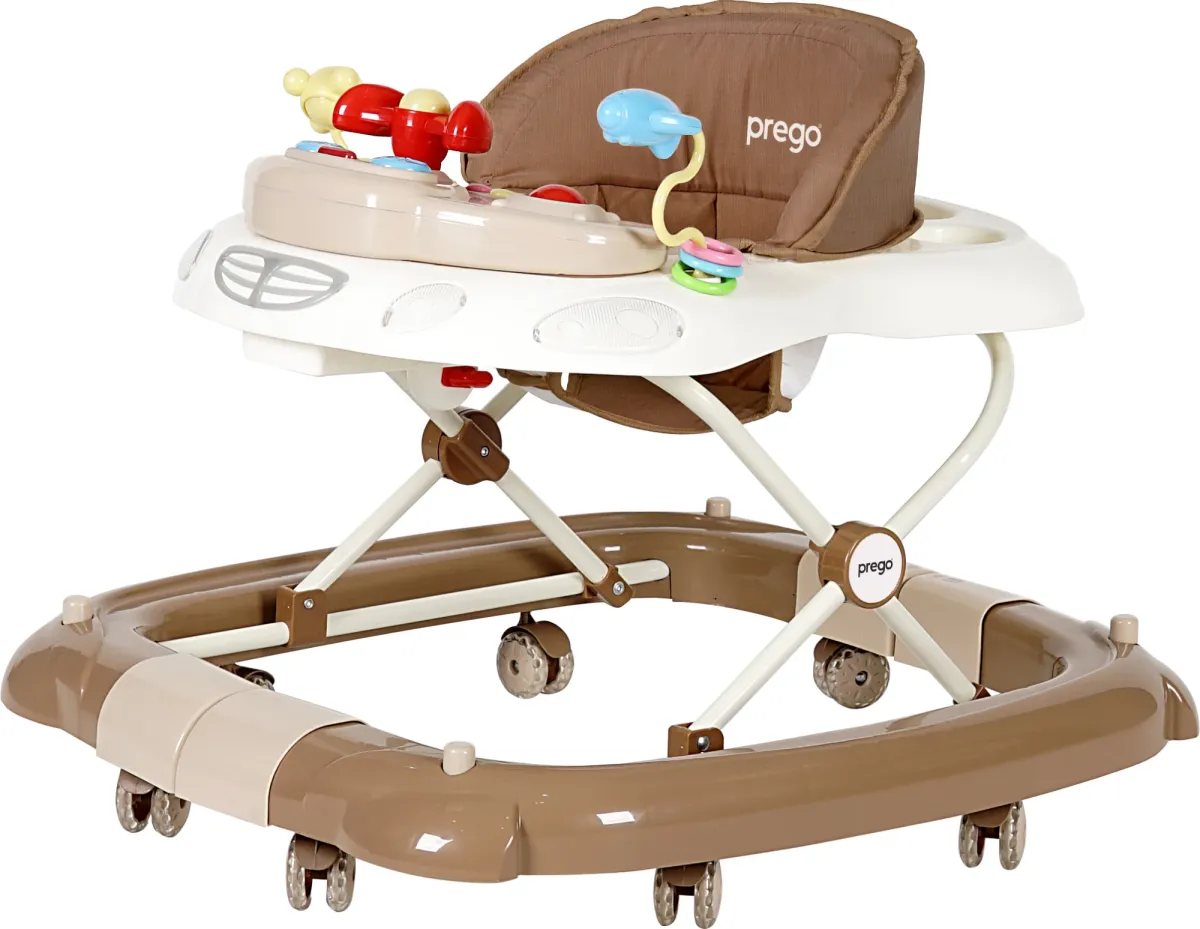 Prego Digo Müzikli Yürüteç Kahve - Prego Baby